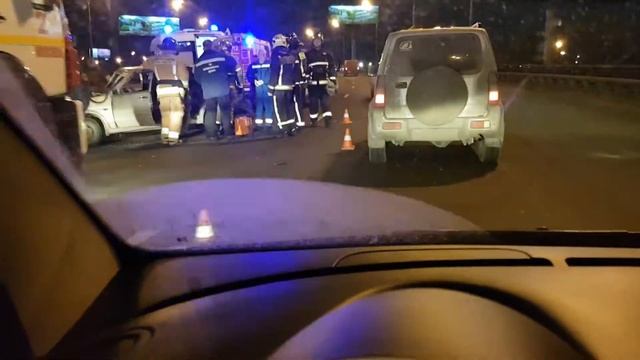 Авария на ТТК в Москве