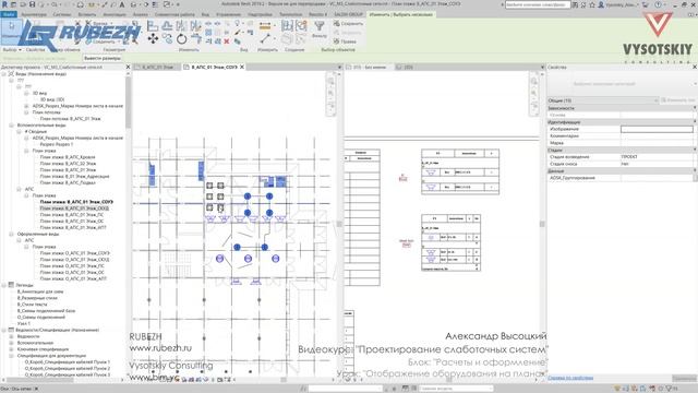 [Курс «Слаботочные сети»] Отображение оборудования на планах