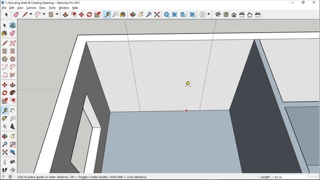 5 -Extruding Walls & Creating Openings