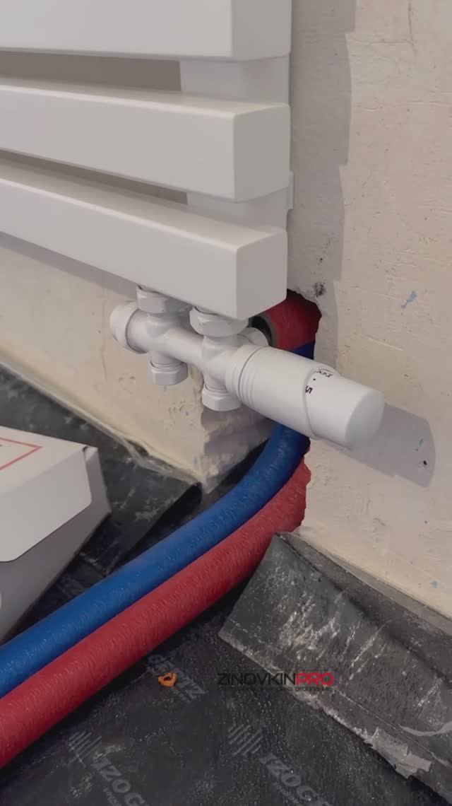 Монтаж отопления с дизайн радиаторами монтаж и работа с ними мне не зашла ... #установкаотопления