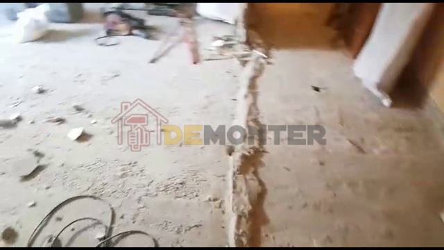 Безударный демонтаж (резка) перегородки