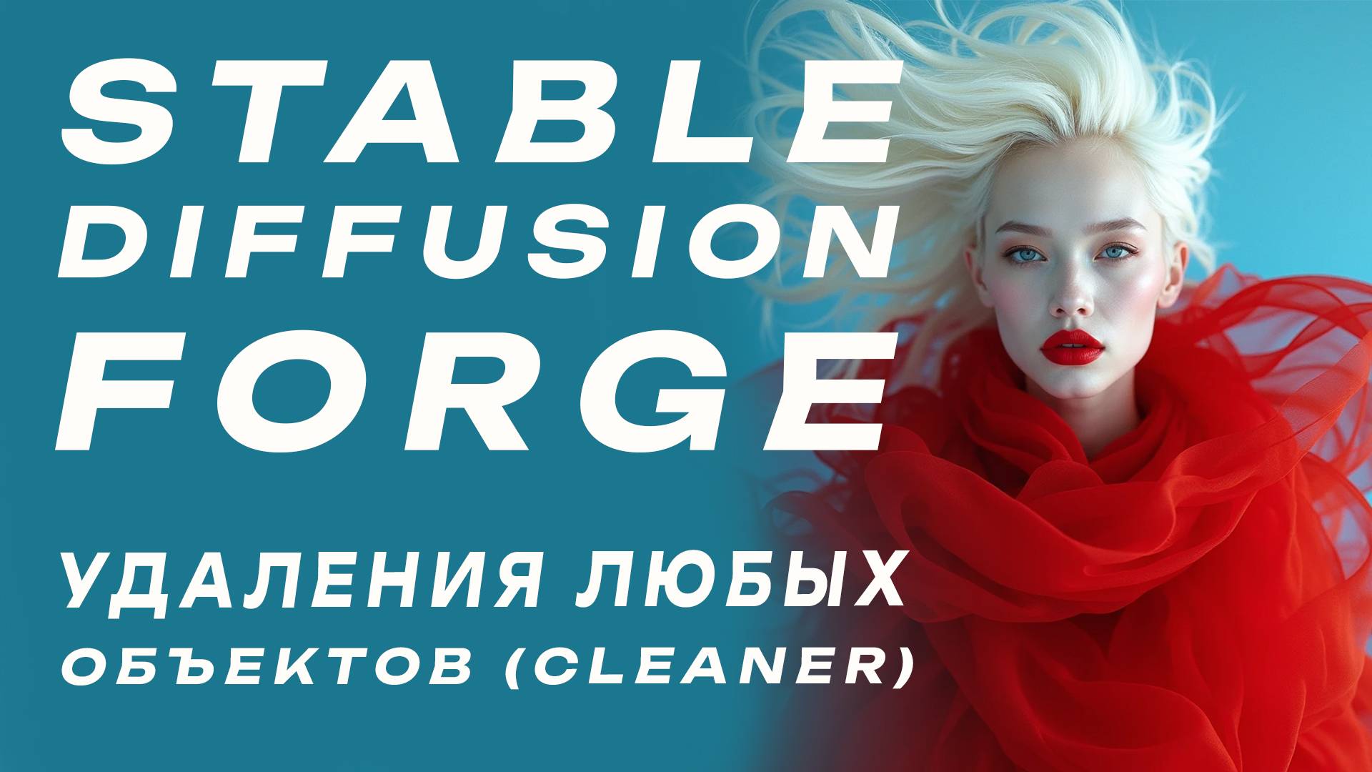 Удаление объектов на картинках а нерости Srable Diffusion Forge
