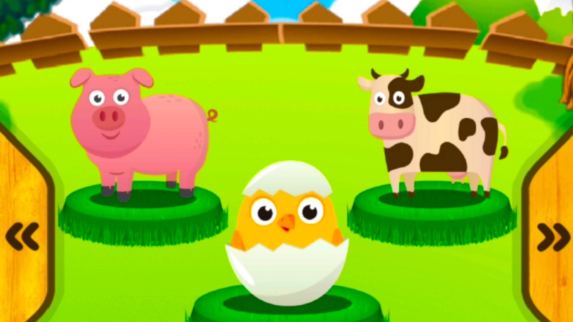 Учим голоса и названия животных #2 / Развивающий мультфильм для малышей / Мультик для детей