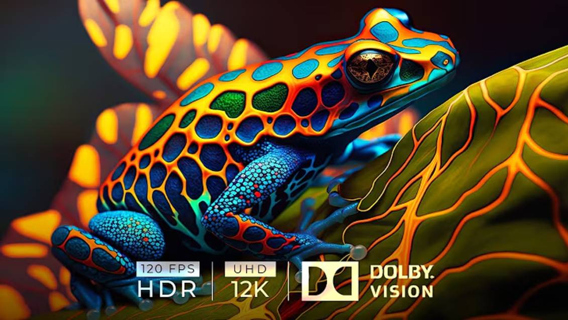 [4K] 12K HDR 120fps Dolby Vision with Calming Sounds (Animal Kingdom)