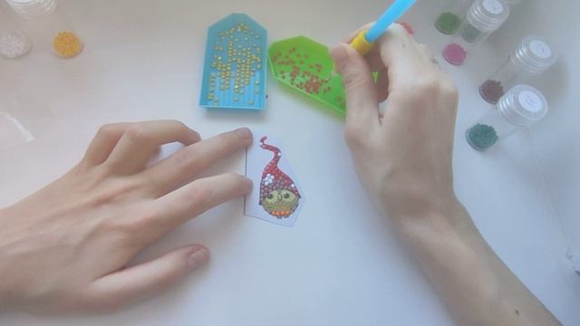 Совенок алмазная мозаика