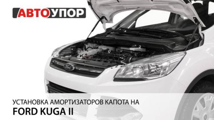 Ford Kuga | Установка амортизаторов капота АвтоУПОР