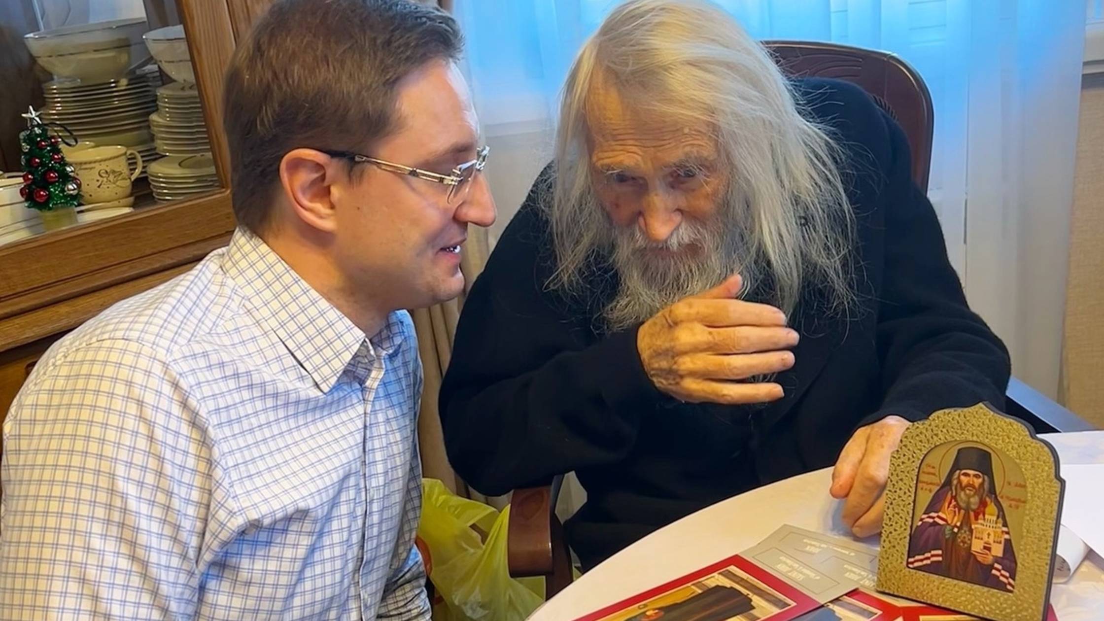 Оптина Пустынь. Икона Иоанна Шанхайского для Батюшки ИЛИЯ. Монастырь в Шамордино.