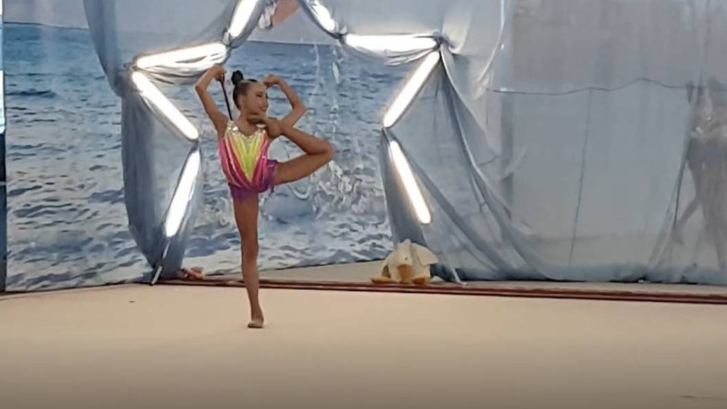 Художественная гимнастика. Соревнования по новым правилам.  Январь 2025 год. Упражнение с булавами