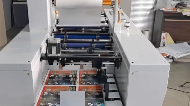 Пример работы ламинатора CM-340A