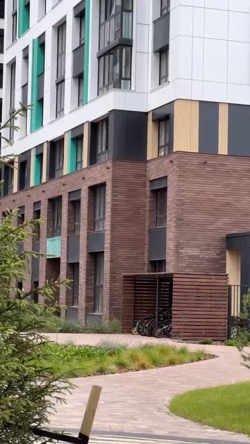 Фасады домов ЖК Сибирь летом