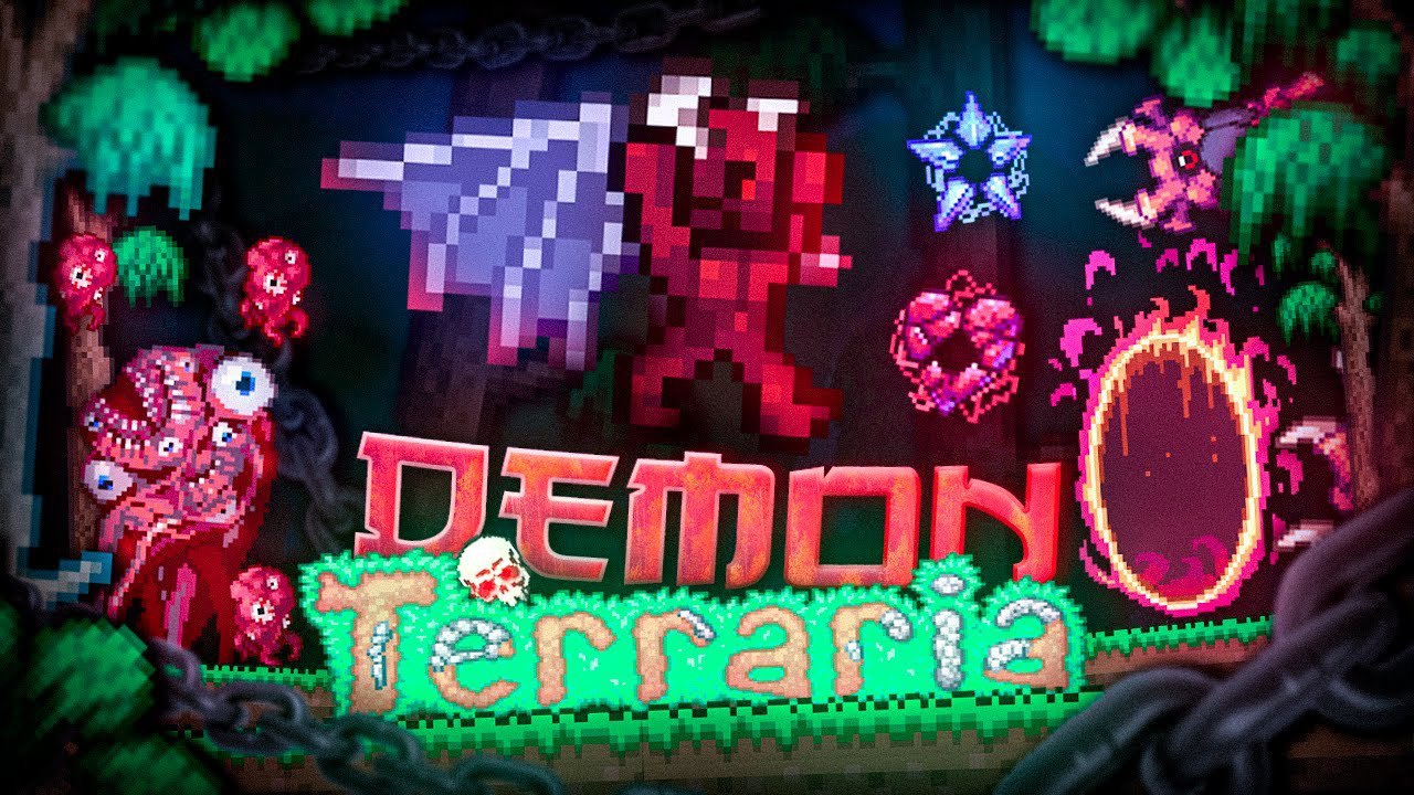 📹 ТЕРРАРИЯ ЗА НАСТОЯЩЕГО ДЕМОНА! МОДОВАЯ TERRARIA