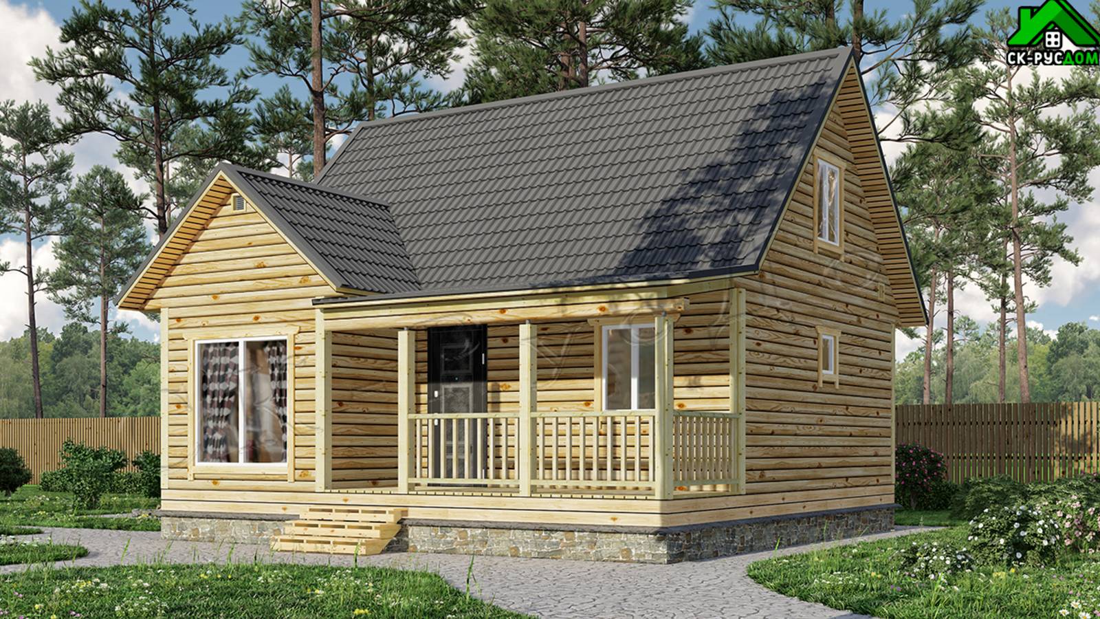 Строительство двухэтажной бани