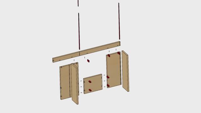 Wandsysteme mit X-fix Holzverbinder Wall systems with X-fix connectors