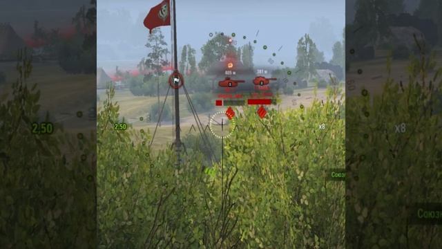 Мир Танков Натиск AMX50B Только Победа