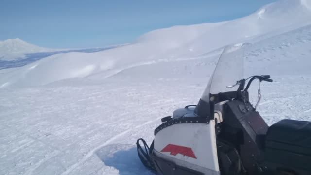 ⚡Выезд на Вулкан Камчатского края на снегоходе Буран. Видео от клиента Владимира. Резонатор Буран