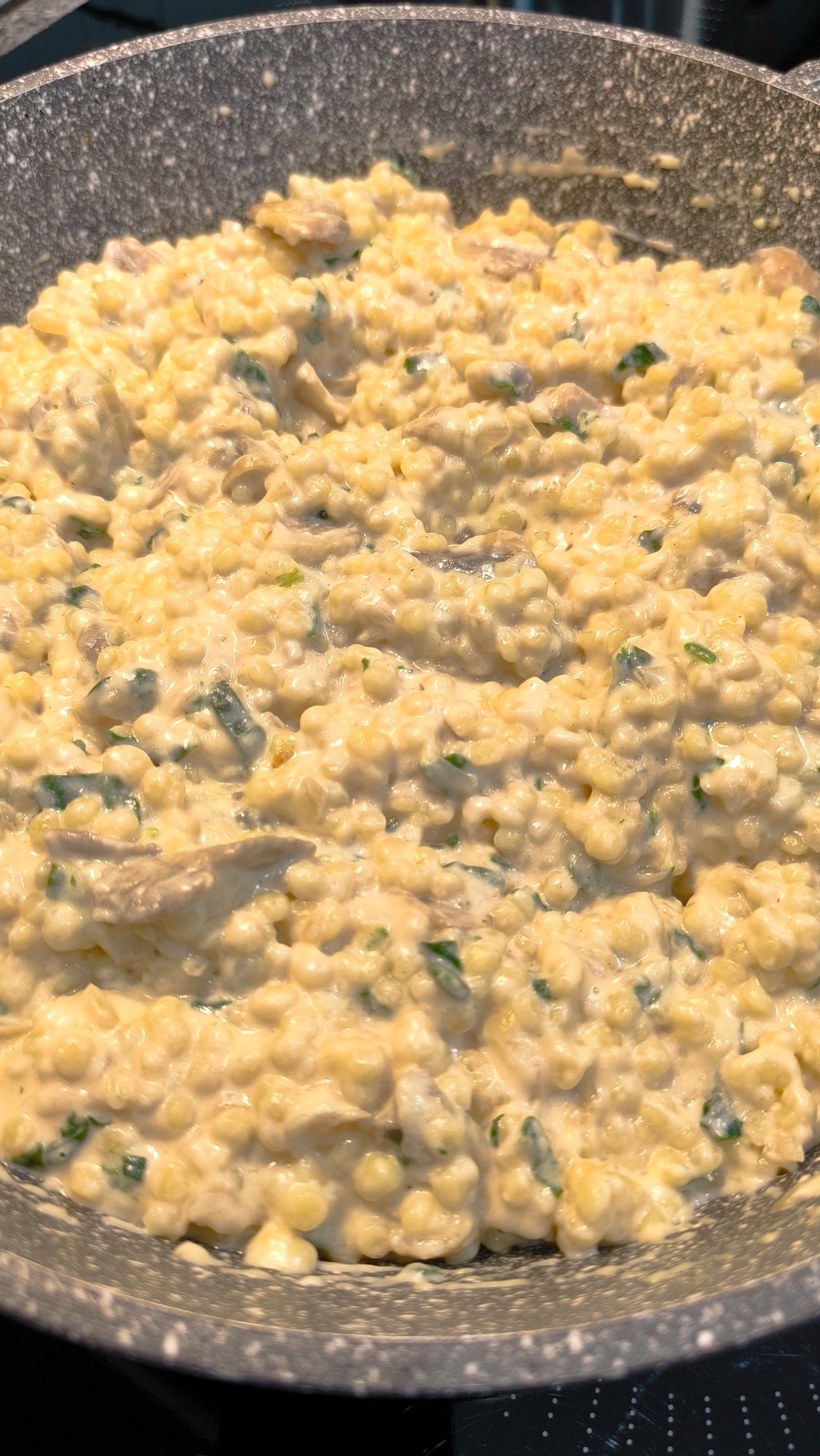 Птитим в сливочном соусе. https://t.me/rimma_recipes