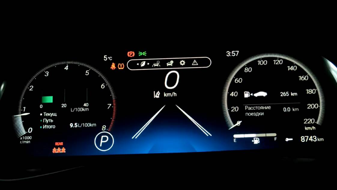 Русификация панели приборов Toyota Venza 2023+ китайский рынок