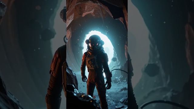 Космический шахтер, в глубинах планеты,