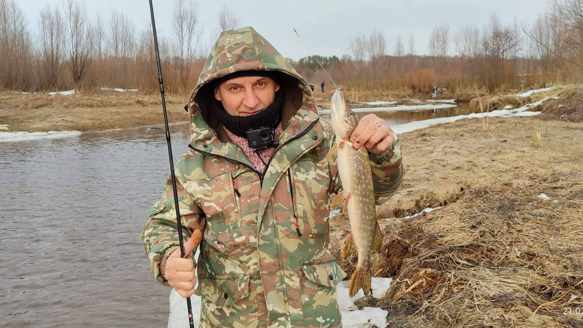 Микро джиг на микро речке