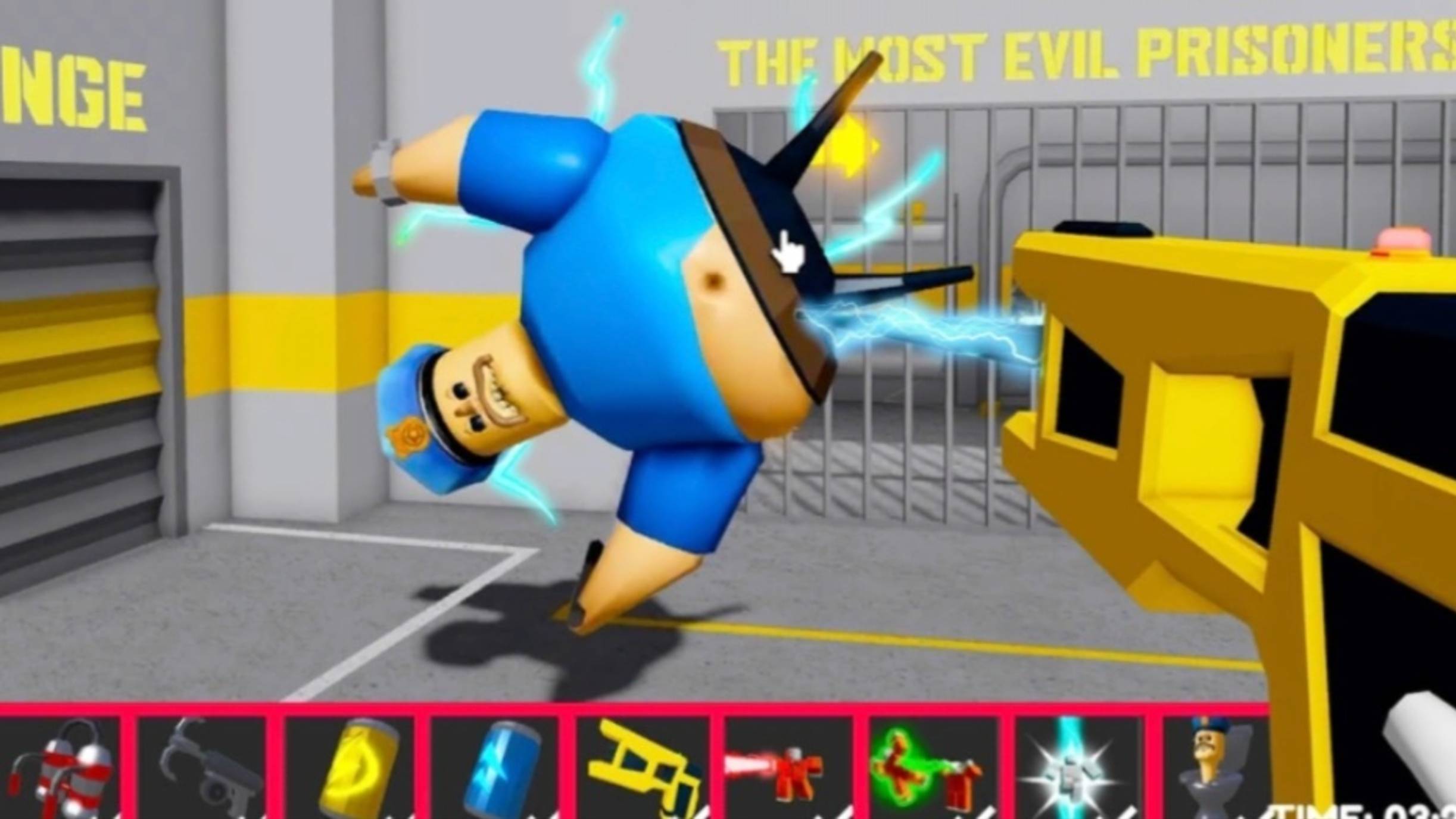 Я сбежал из тюрьмы барри но у меня есть читерские предметы