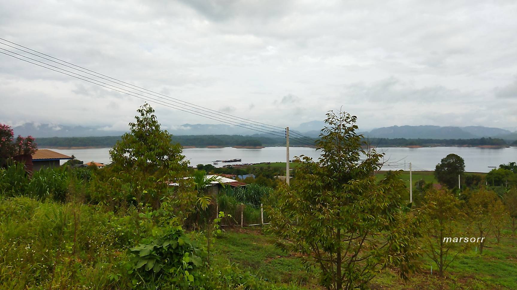 просто утро, природа, река. ч.1 сверху. канчанабури กาญจนบุรี kanchanaburi дорога смотровая