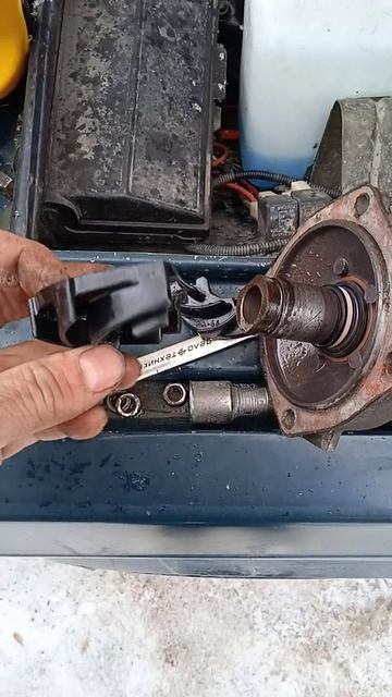 Хваленая помпа #ТЗА - порвало крыльчатку на 67 тыс.км #ваз2107 #ваз #tza #auto #automobile