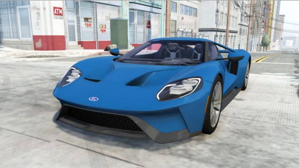 Тест драйв Ford GT в BeamNG.drive (1 часть)