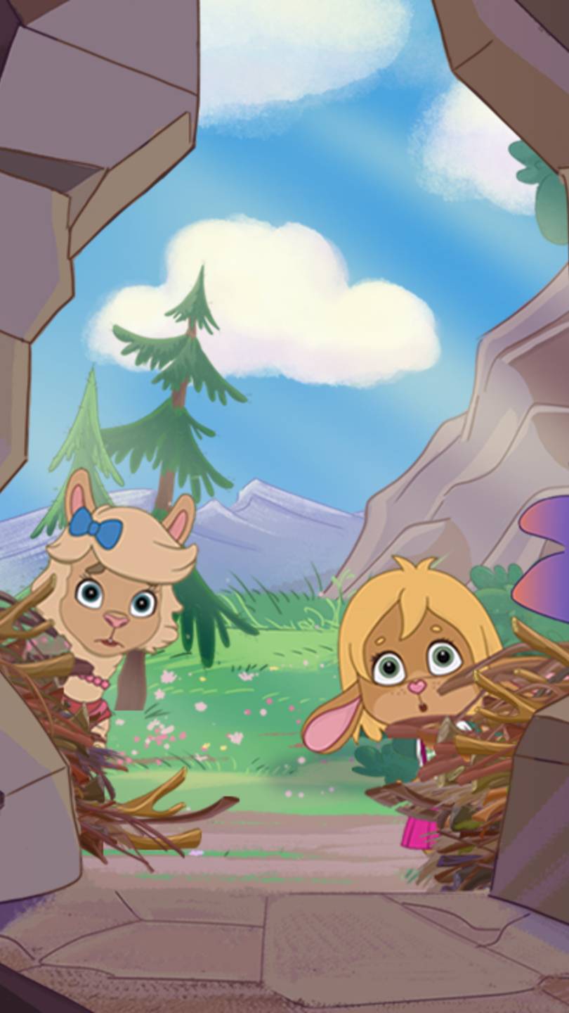 Смешной момент из мультфильма Кто живет в пещере? 🙈Даже Боря на мгновение поверил! Смотрите мультик