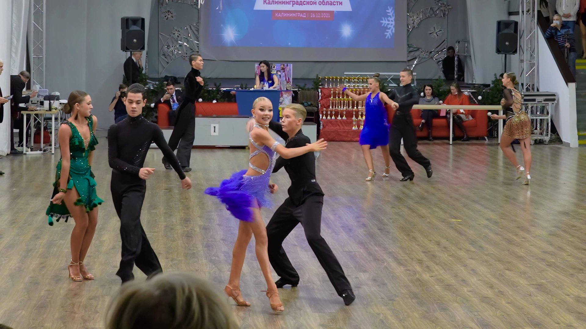Турнир "Зимний бал" (Калининград - 26.12.2021) Юниоры 2, двоеборье - самба