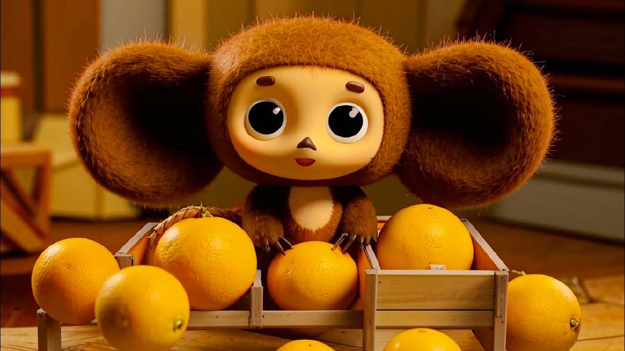 Мультики для малышей. Весёлая добрая песня для детей - Чебурашка. Мультики для детей