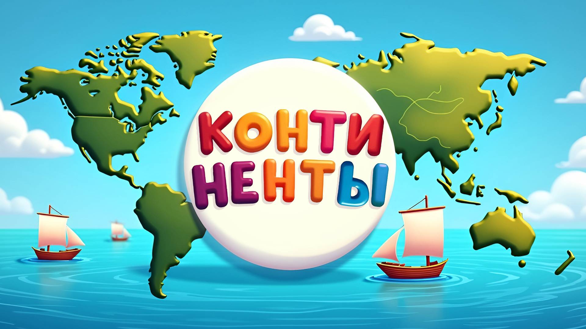 Угадай-ка! Континенты . #4 Весёлые загадки для детей | Обучающая песня-игра с ответами