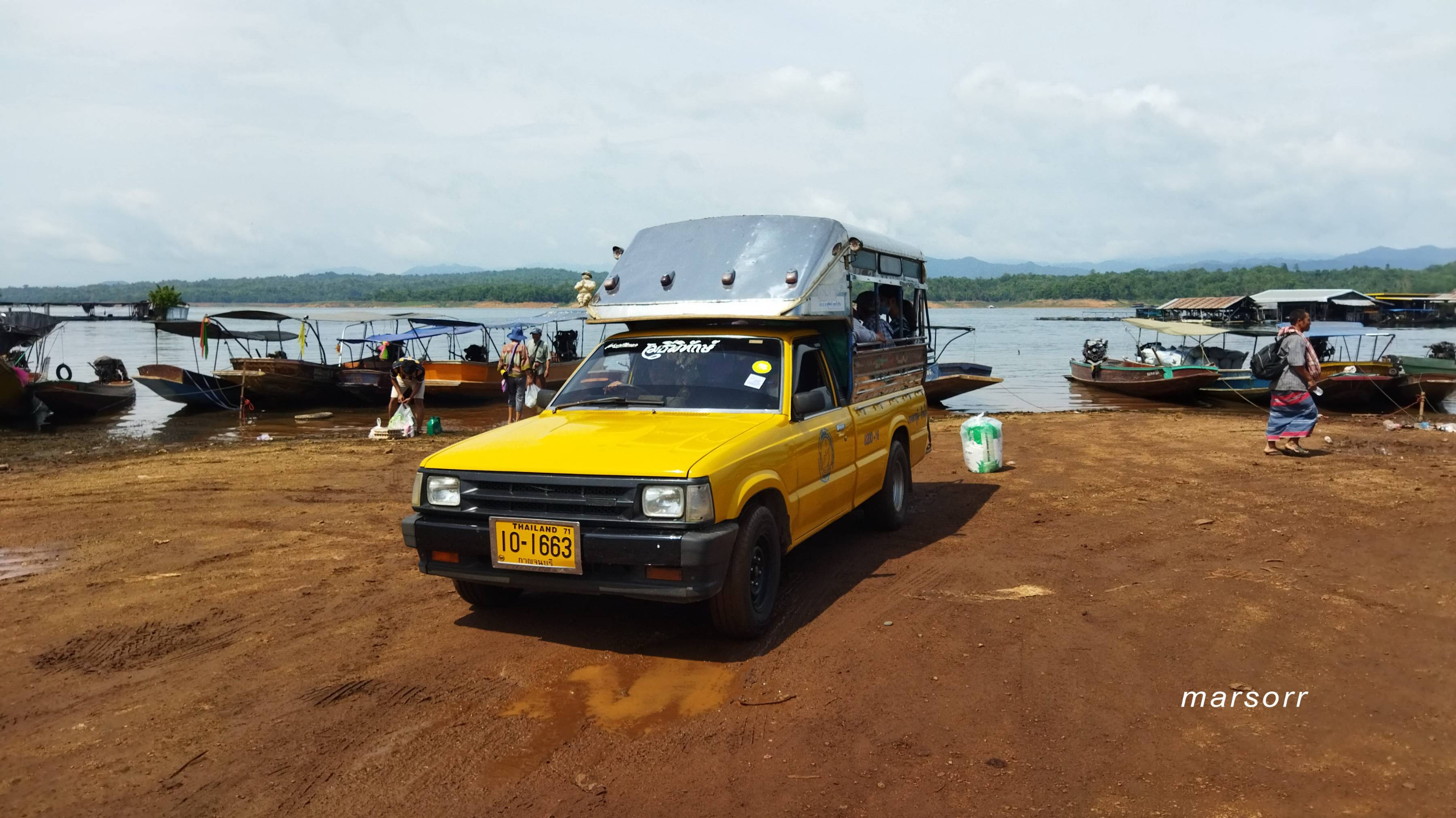 просто утро, природа, река. ч.3 внизу, люди. канчанабури กาญจนบุรี kanchanaburi дорога