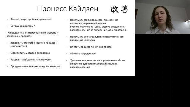 20. Процесс Кайдзен в Бережливом производстве