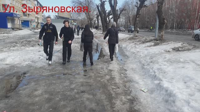 Новокузнецк, грязь, слякоть, экскременты.