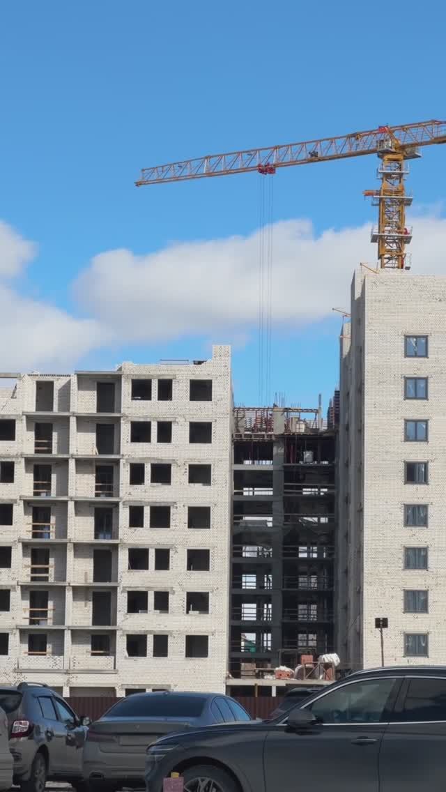 ЖК Притяжение. Динамика строительства, март 2025 г.