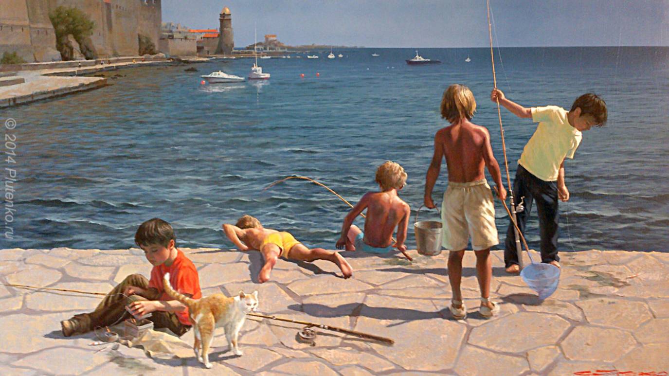 Детство. Художник Станислав Плутенко.