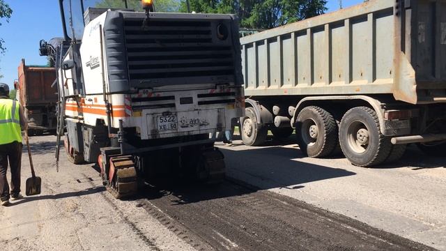 Фрезерование асфальтобетонного покрытия