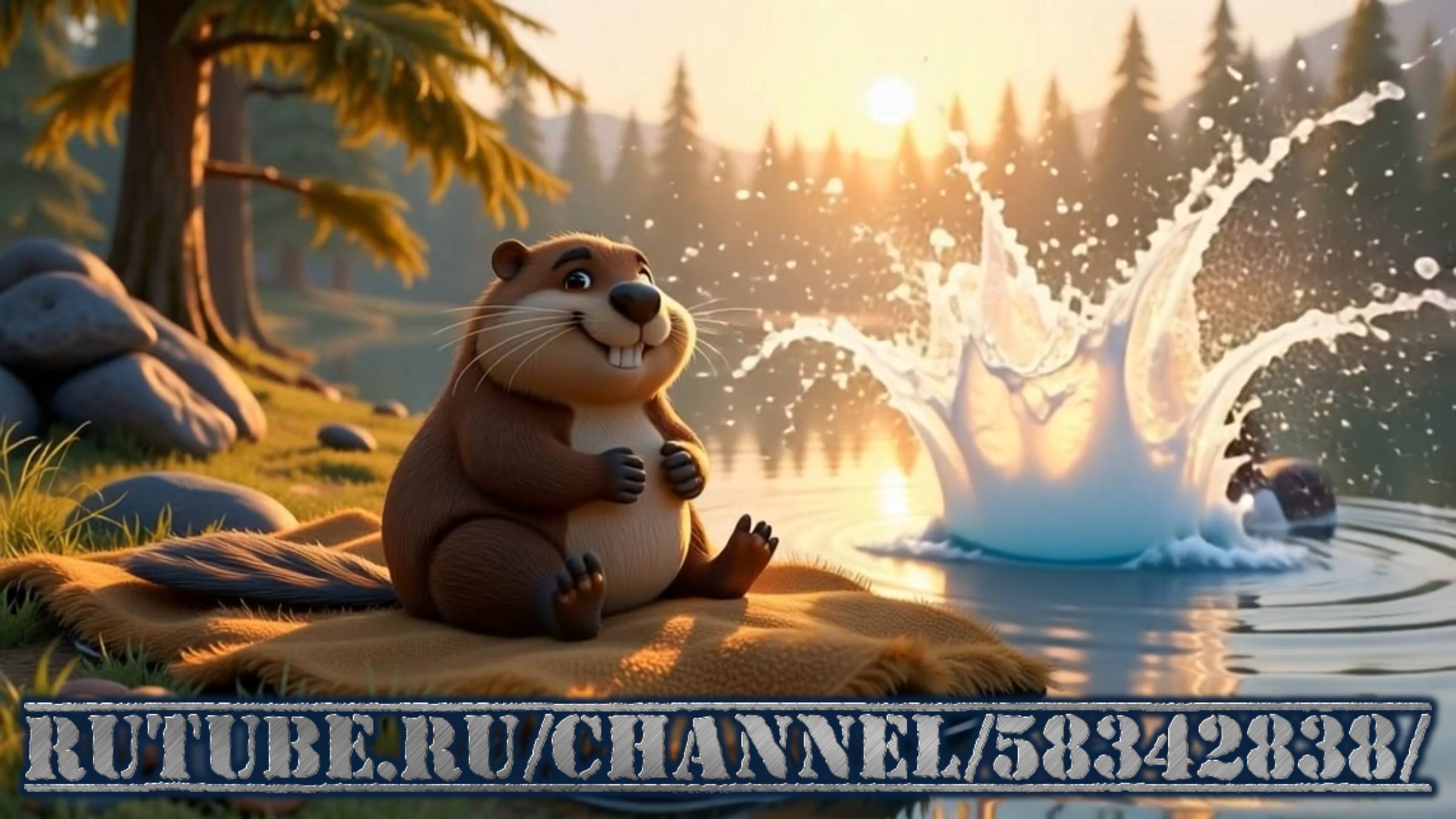 Комичные каникулы бобра и его неуправляемой плотины - смешные сказки