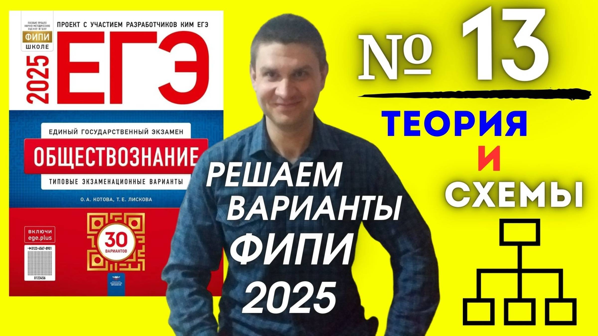 Полный разбор 13 варианта фипи Котова Лискова | ЕГЭ по обществознанию 2025 | Владимир Трегубенко