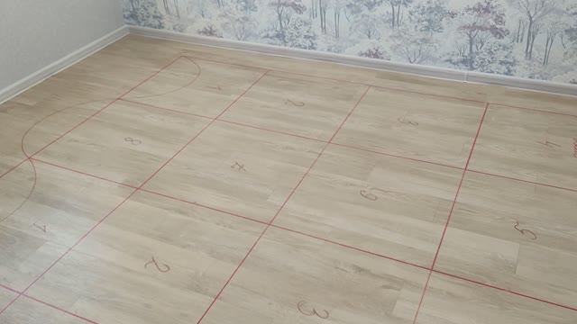 Сетка на полу для развивающих занятий