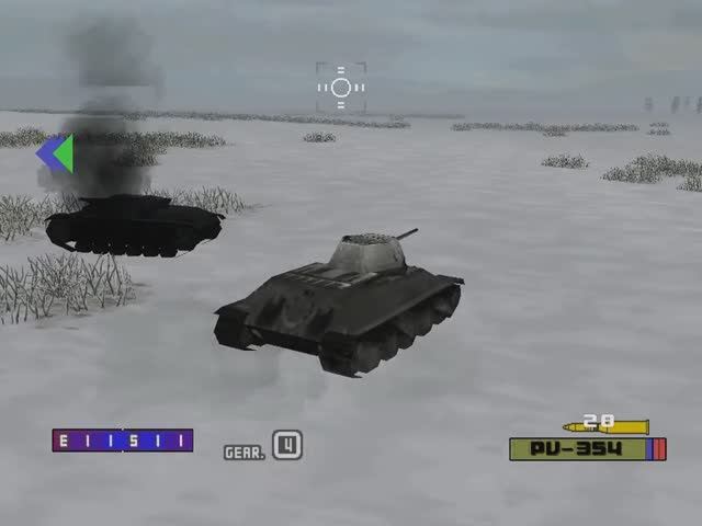 Panzer Front на Dreamcast -Null DC- МИССИЯ 01 Ударная Армия