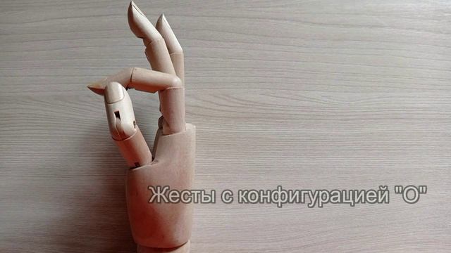 Ручная азбука глухих и жесты с конфигурацией "О".