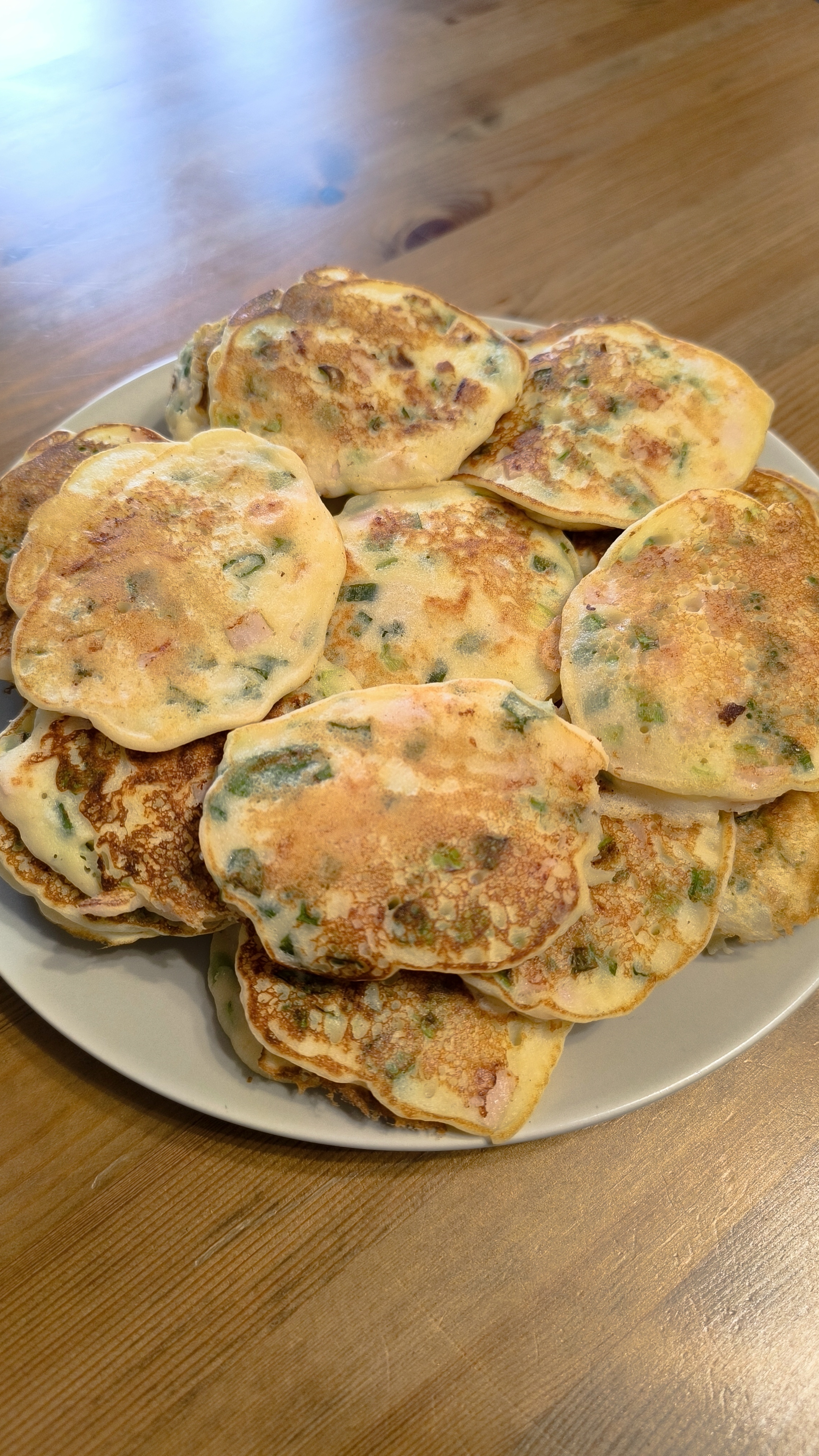 Оладьи с ветчиной и луком. https://t.me/rimma_recipes