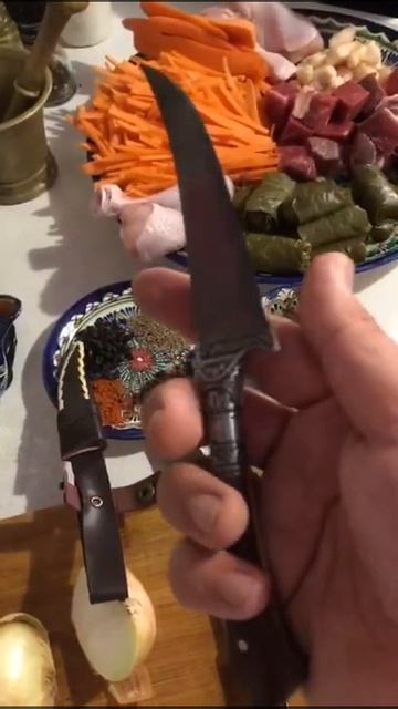 Красота приехала Эксклюзивный узбекский _Обвалочный пчак ручной работы