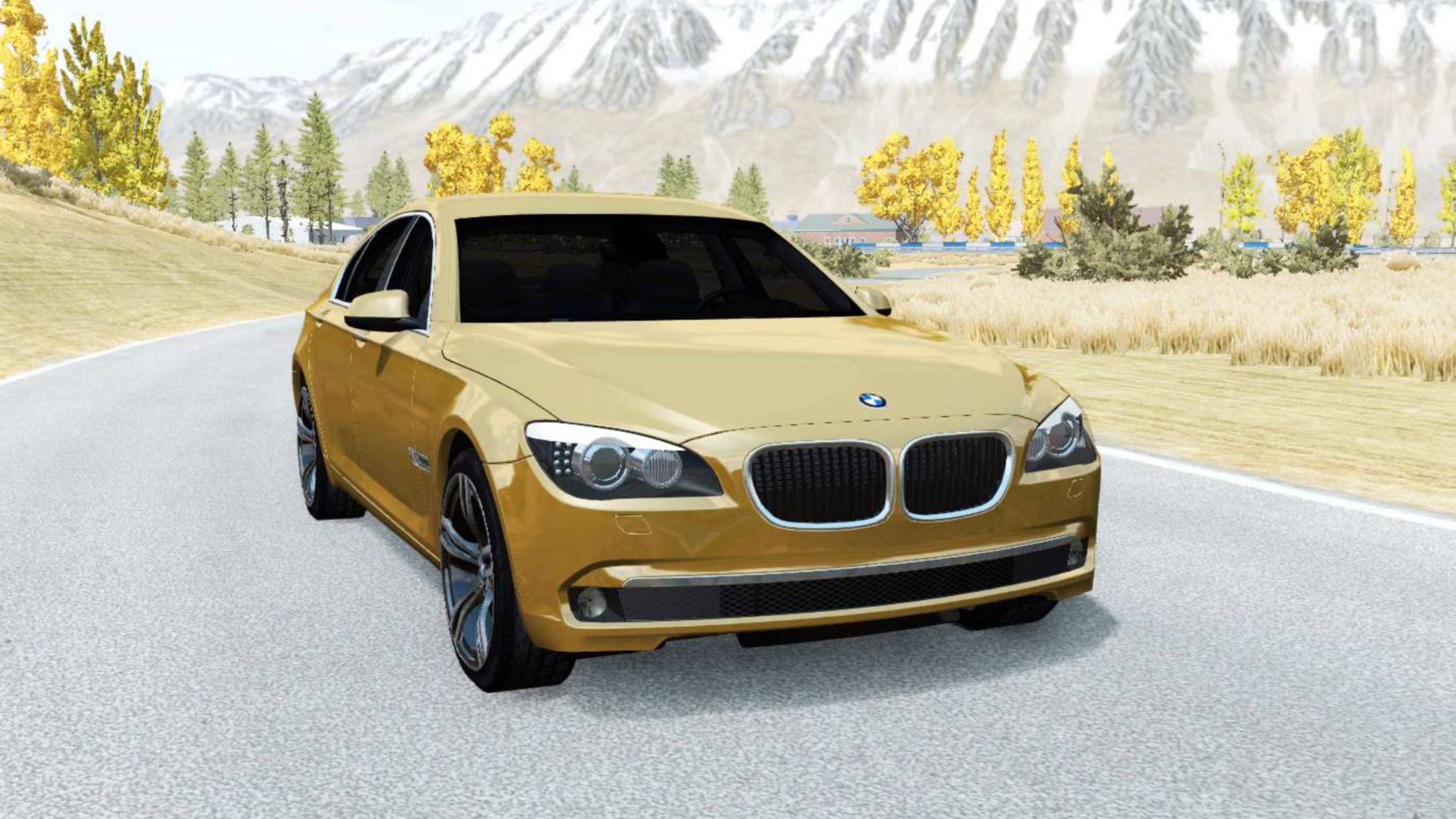 Тест драйв BMW 750 i в BeamNG.drive (2 часть)