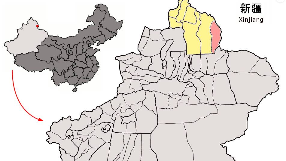 1233 kHz pres. 中央人民广播电台 CNR17 - Kazakh Radio (Qinggil, Xinjiang, CHN) 14.04.2020