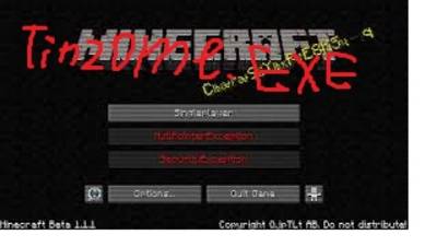 Minecraft Tin20me_4 (Tin20me.exe)- В этой версии очень жутко находиться!..