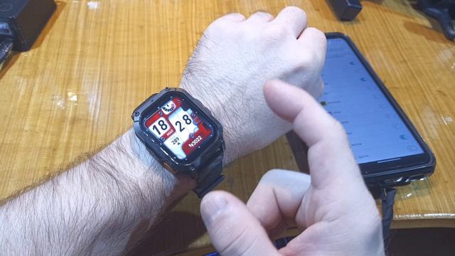 Теперь всё супер с часами W70 (Blackview) кастомная DaFit рулит!