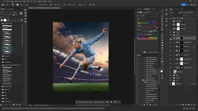 Photoshop Tutorial - Erling Haaland