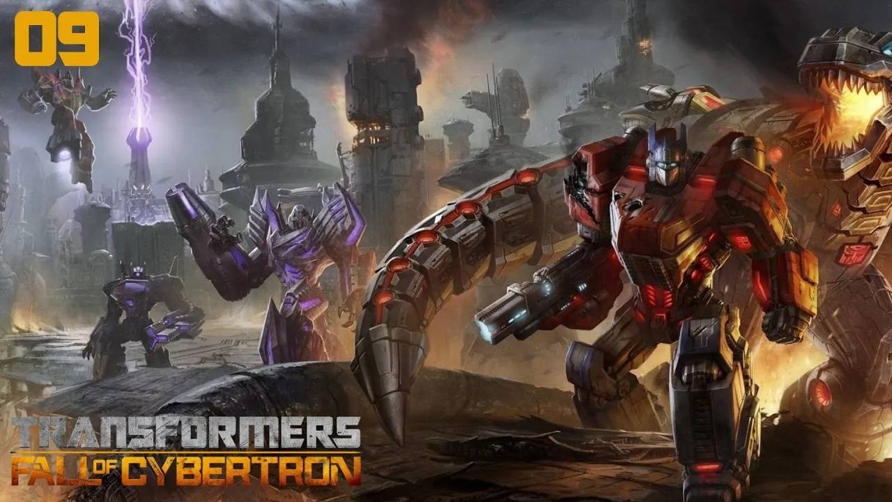 Transformers Fall of Cybertron Прохождение Без Комментариев #9: Возвращение Мегатрона